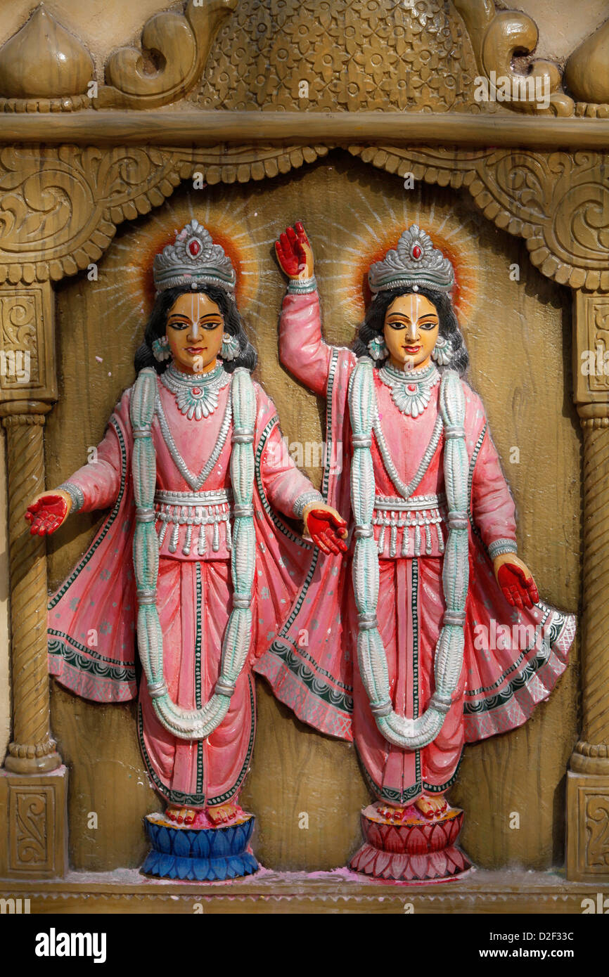 Vrindavan india temple hi-res stock photography and images - Alamy