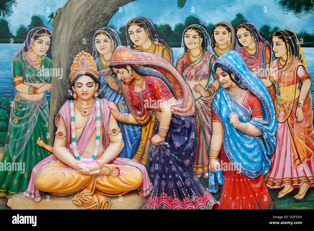 Krishna Painting High Resolution Stock Photography and Images - Alamy