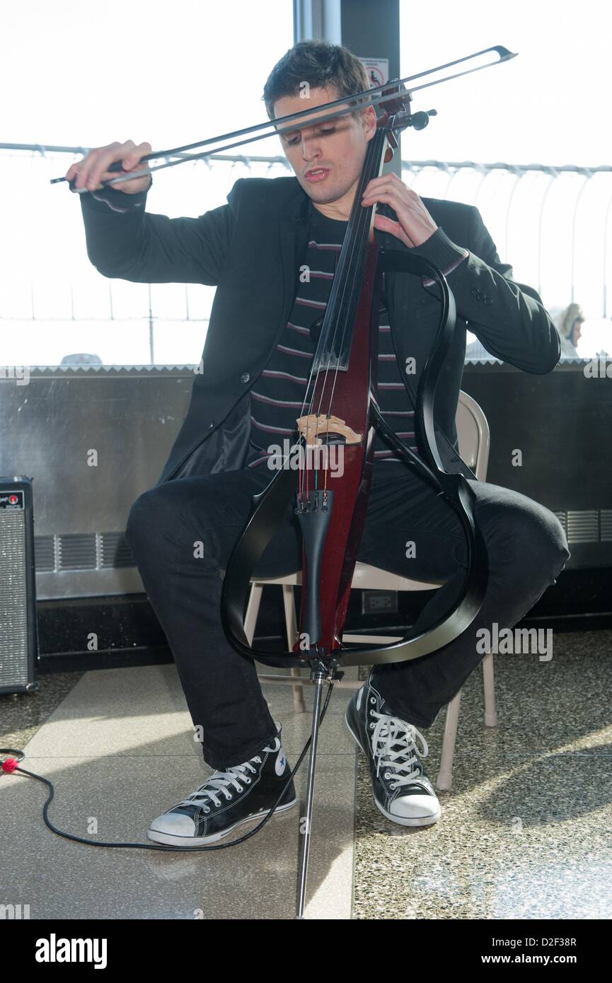 Jan. 22, 2013 - Manhattan, New York, U.S. - Croatian cellists LUKA ...