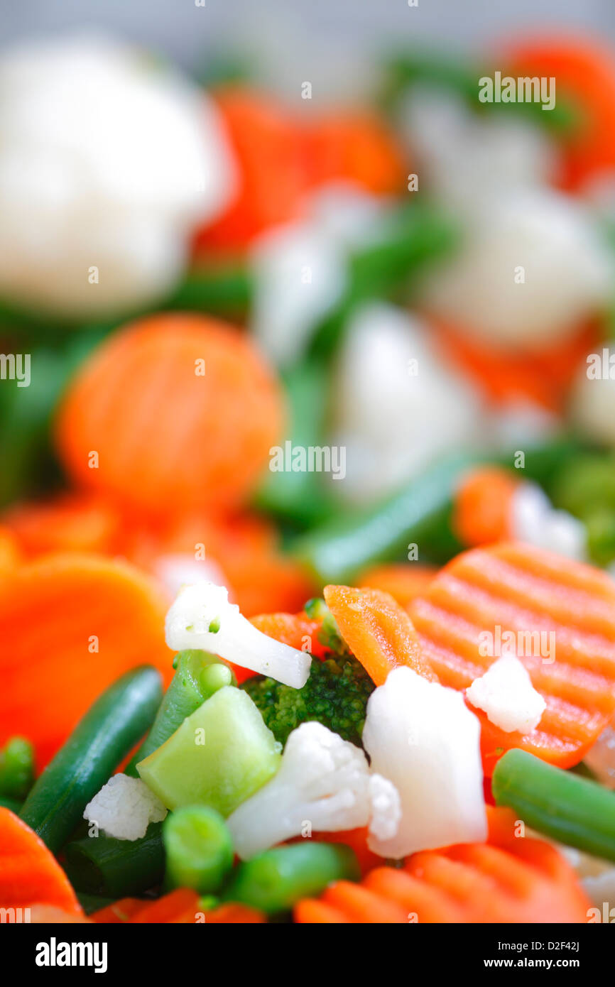 Mixed various vegetables background macro close-up Stock Photo - Alamy