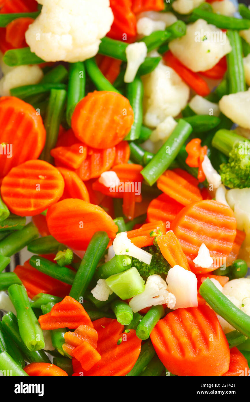 Mixed various vegetables background macro close-up Stock Photo - Alamy