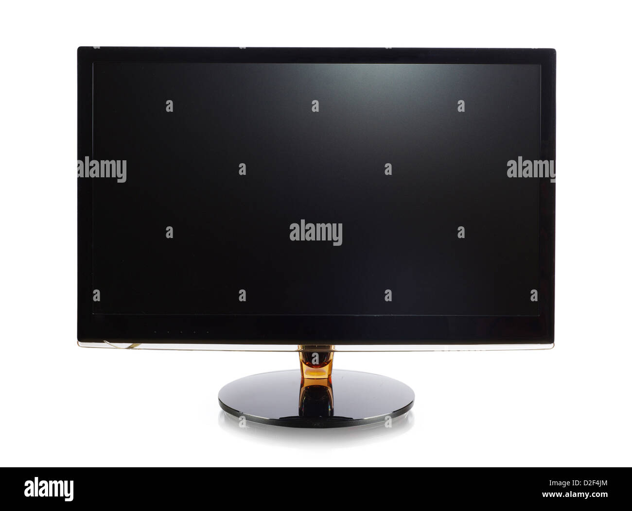 Computer monitor isolated on white Stock Photo - Alamy