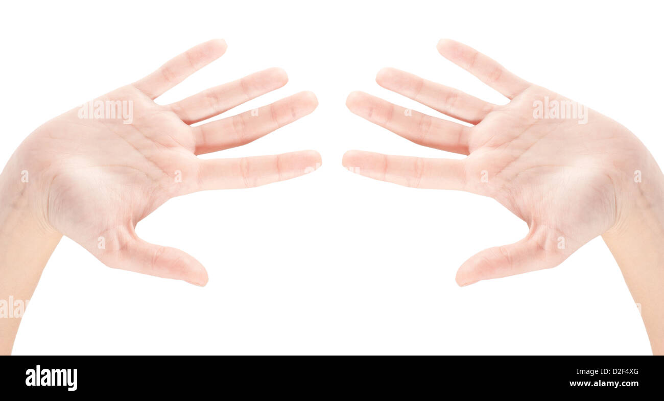 Hand gestures isolated hi-res stock photography and images - Alamy