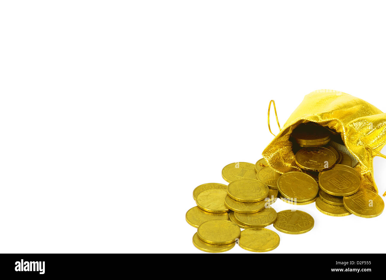 Bag Of Gold Coins Stock Photos & Bag Of Gold Coins Stock Images - Alamy