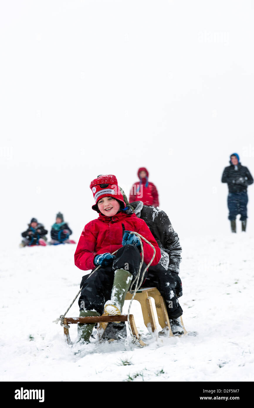 Sleigh sled sledge winter snow hi-res stock photography and images - Alamy