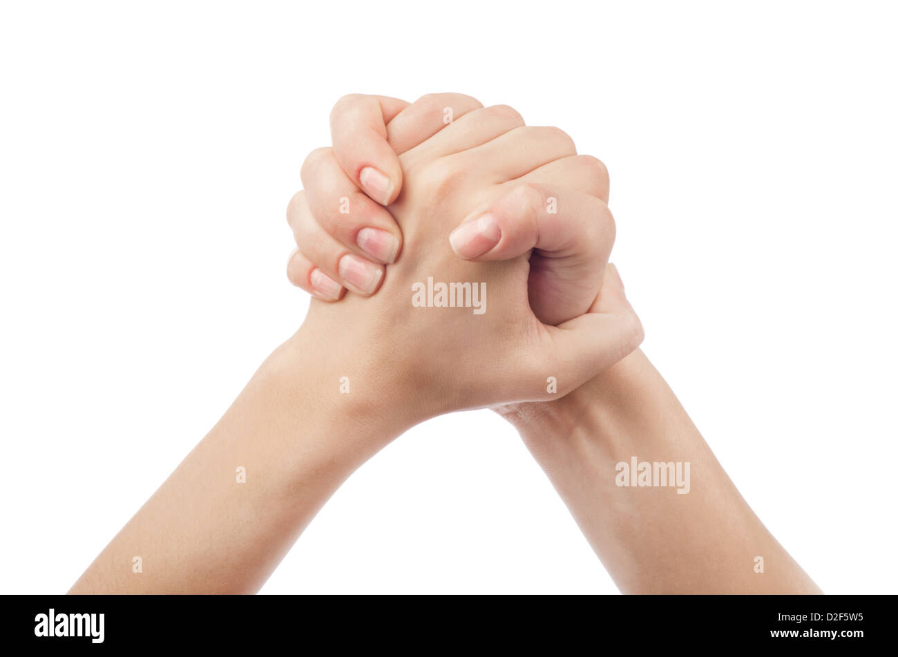Leadership hand shake Cut Out Stock Images & Pictures - Alamy