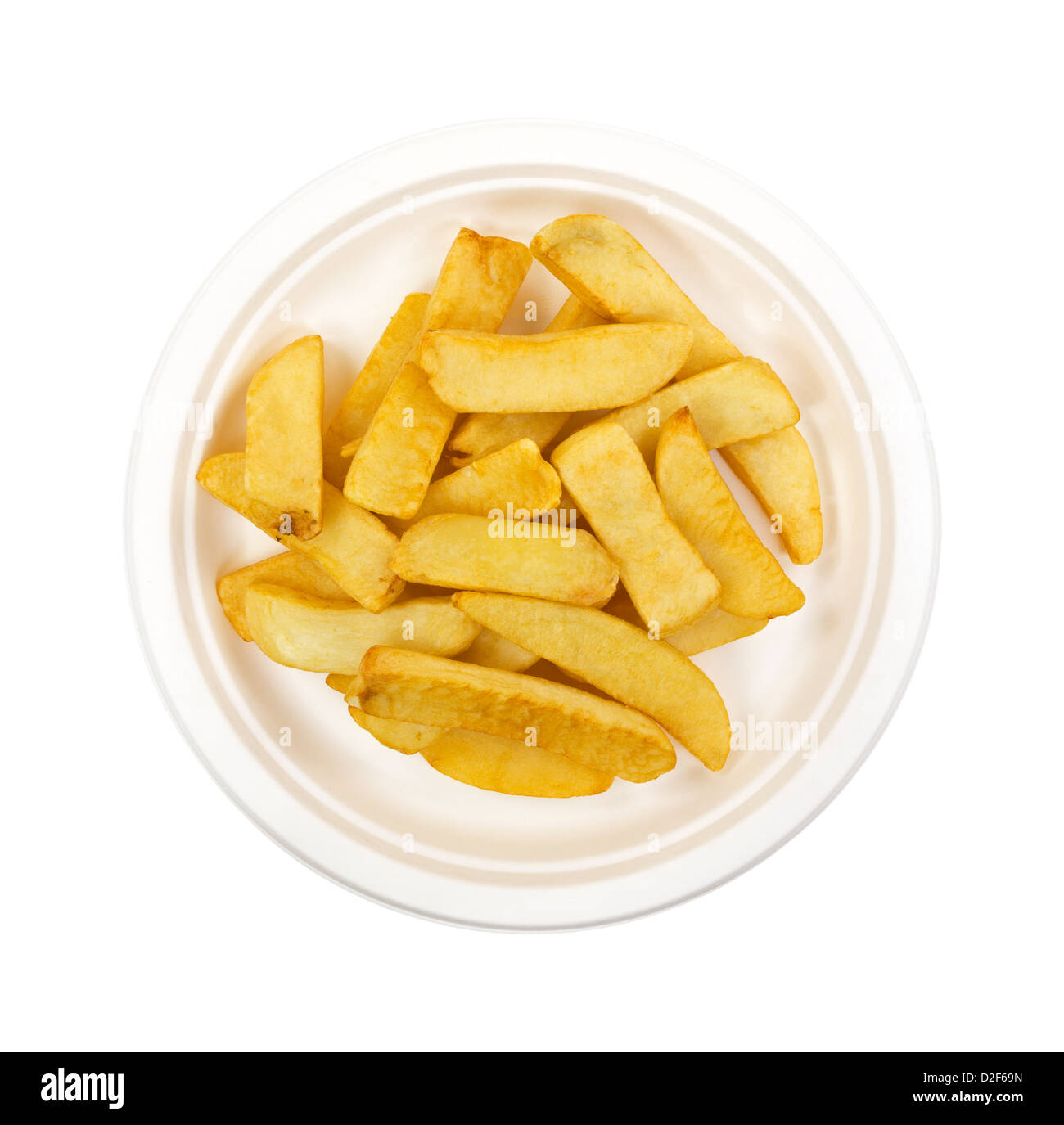 A serving of baked potato steak fries on a paper plate Stock Photo - Alamy