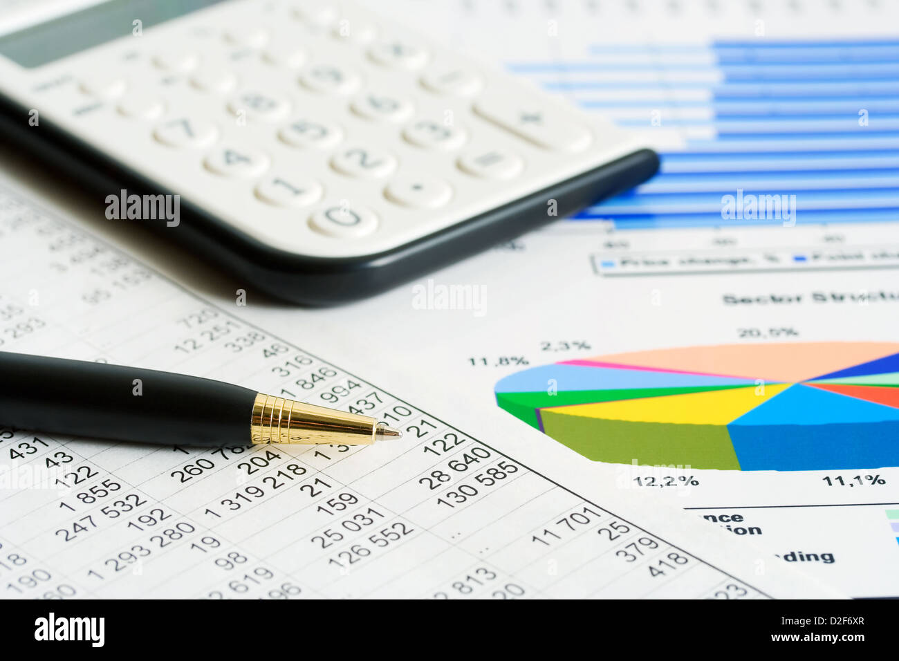 Financial graphs and charts analysis Stock Photo - Alamy