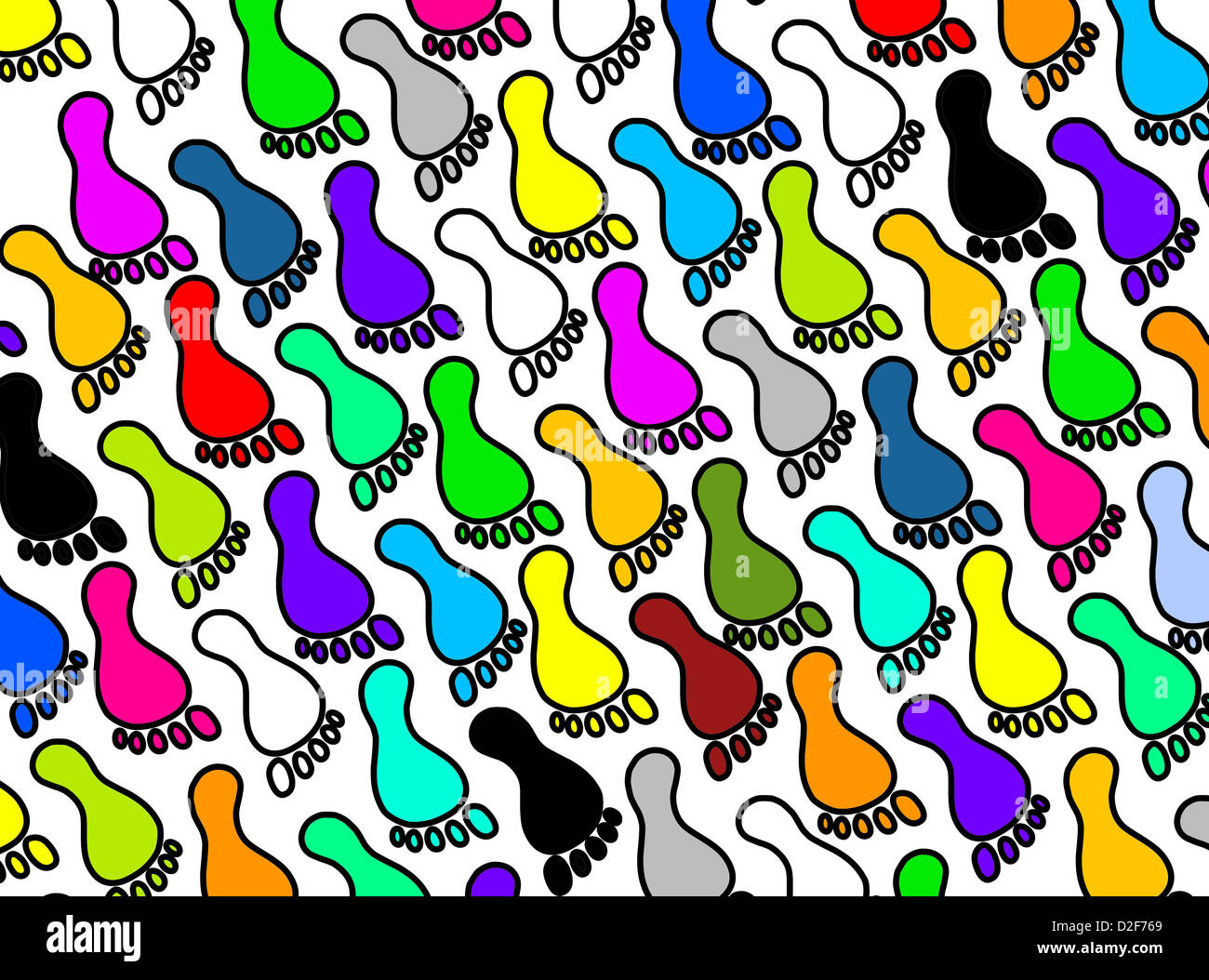 colorful feet background Stock Photo - Alamy