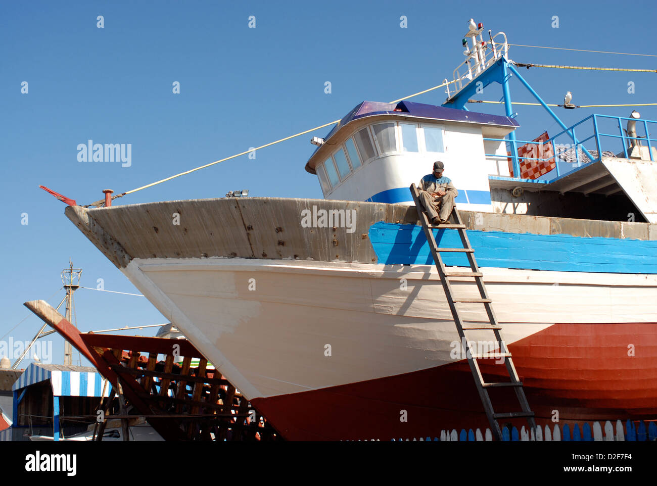 Fishing boat construction hi-res stock photography and images - Alamy