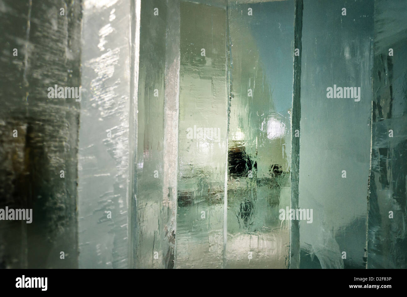 A wall of ice Stock Photo - Alamy