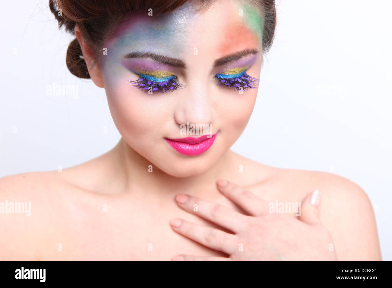 Female cosmetics in white hi-res stock photography and images - Alamy