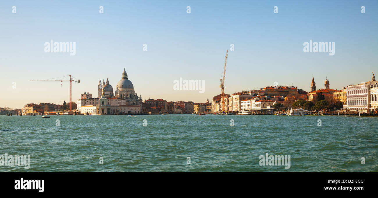Panoramic overview of Venice as seen from the lagoon Stock Photo - Alamy
