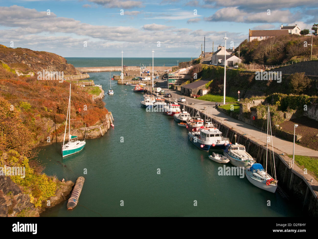 Amlwch Harbour, Amlwch, Anglesey, North Wales, UK Stock Photo - Alamy