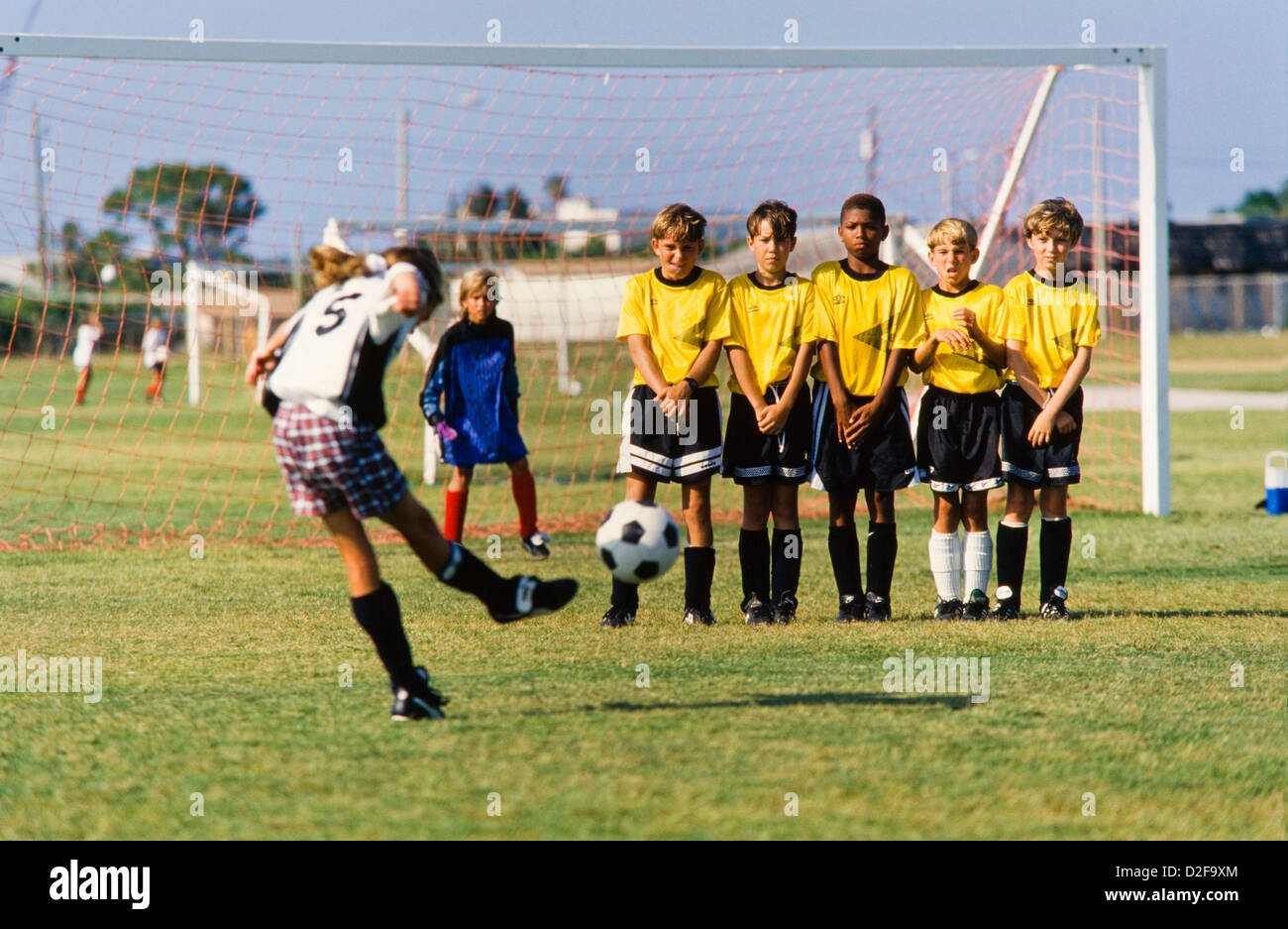 Soccer child coach 8 9 years hi-res stock photography and images - Alamy