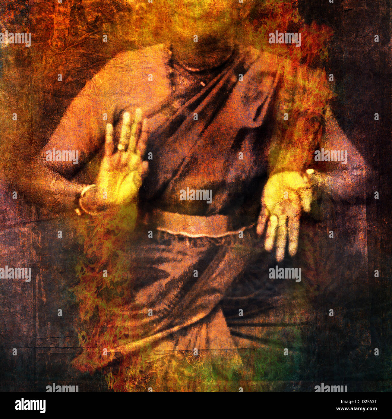 Hands in dance for Shiva with give and take mudra showing prana. Photo ...