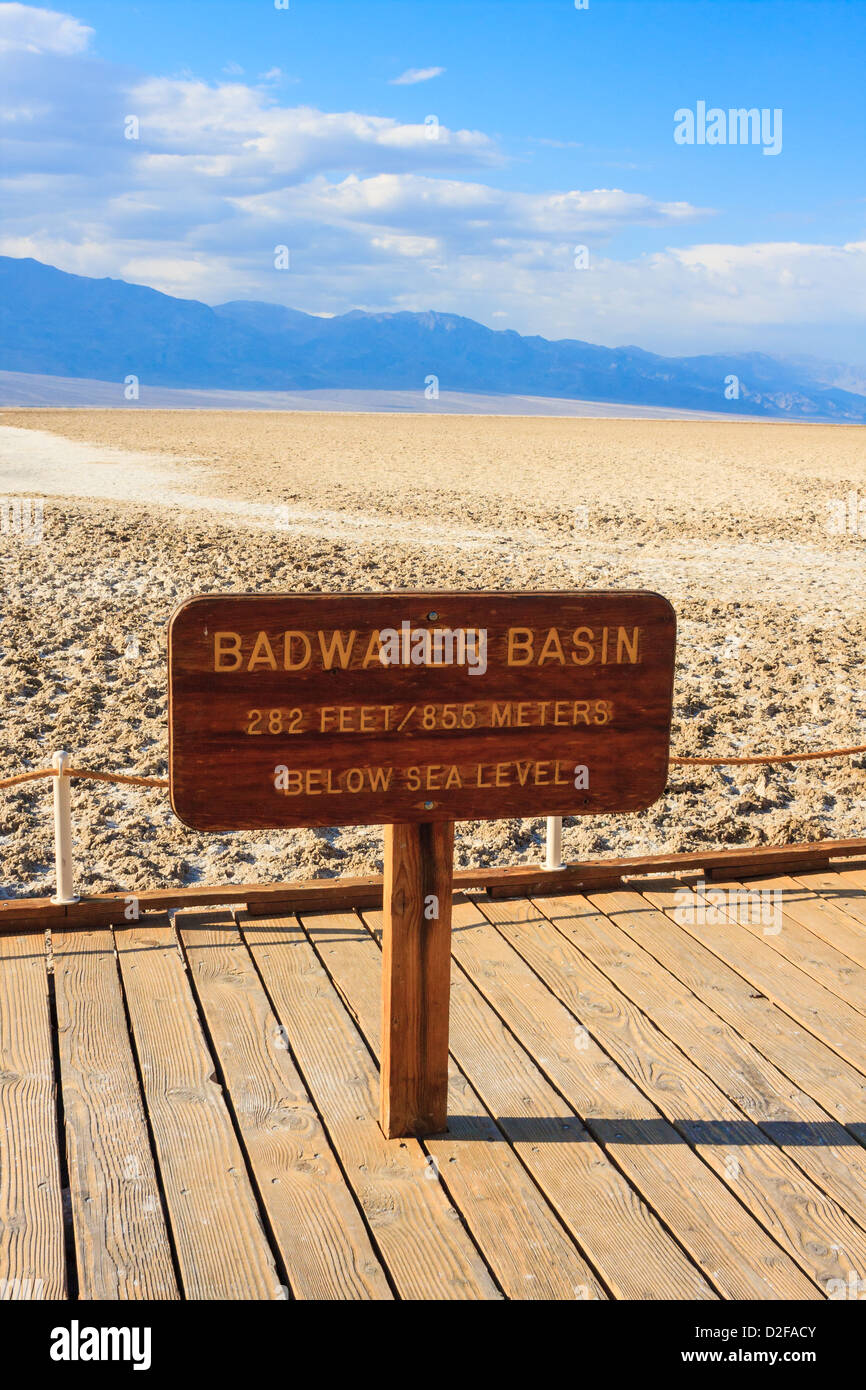 Badwater Basin is the the lowest point in North America, Death Valley ...
