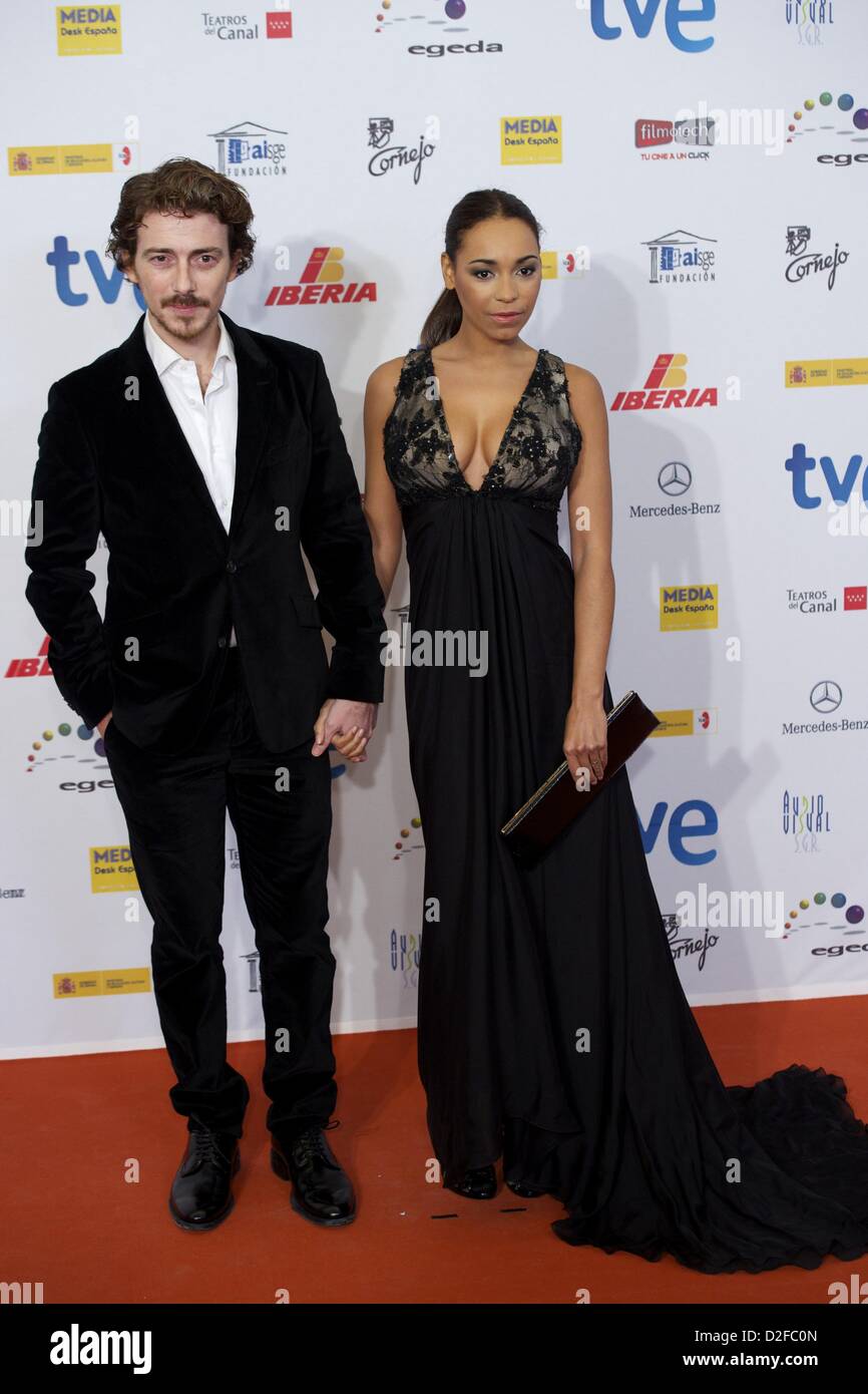 Jan. 22, 2013 - Madrid, Spain - Victor Clavijo and Montse Pla attend ...