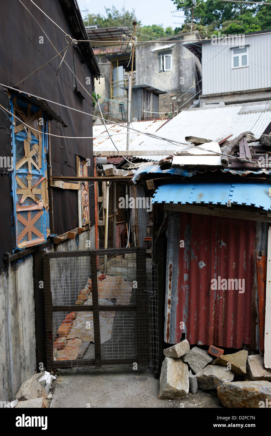Hong Kong, China, ancient settlement in Yau Tong Stock Photo - Alamy