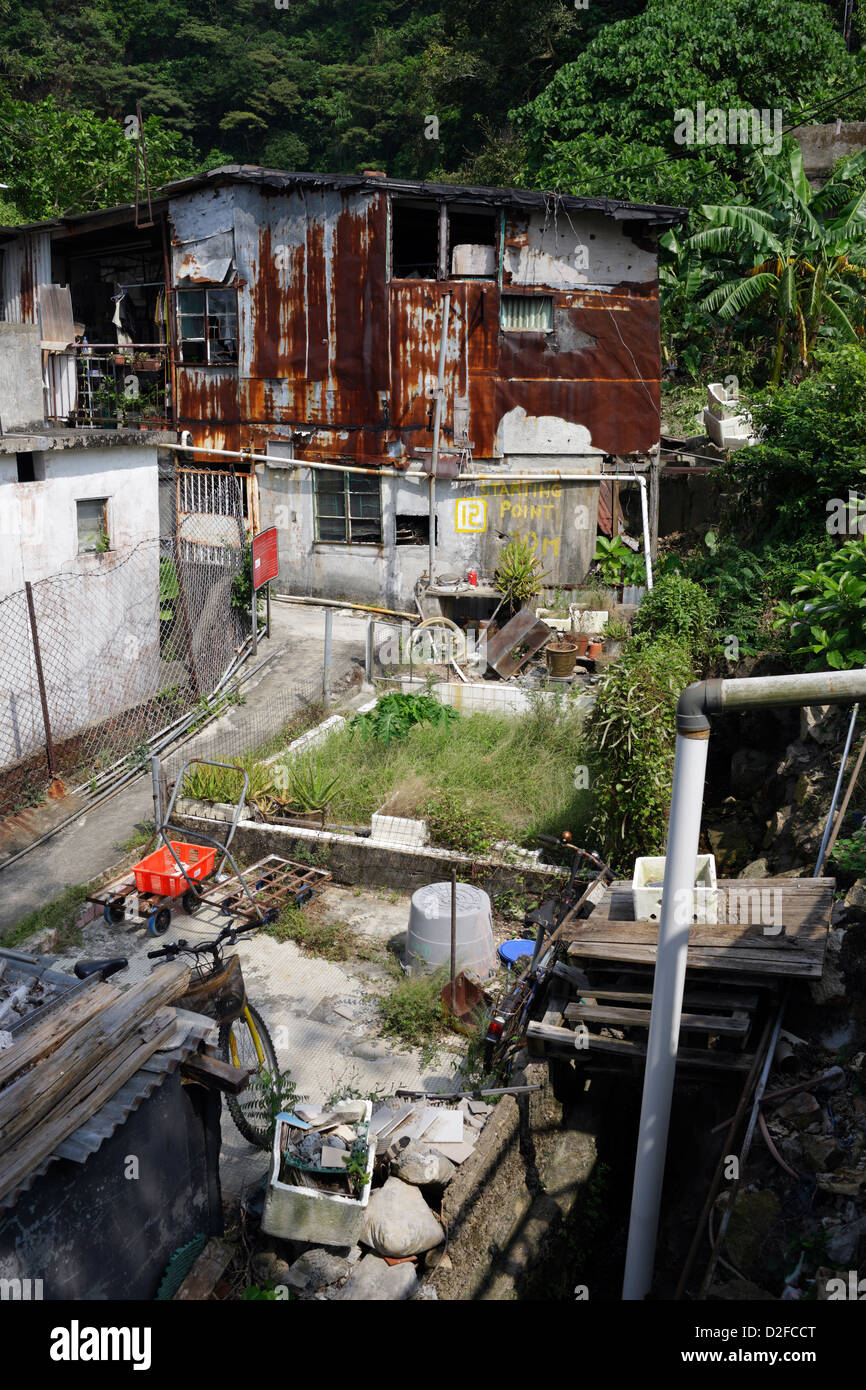 Hong Kong, China, ancient settlement in Yau Tong Stock Photo - Alamy