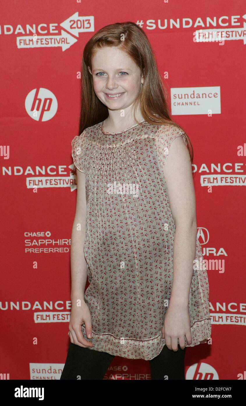 Clare Foley at arrivals for VERY GOOD GIRLS Premiere at 2013 Sundance ...
