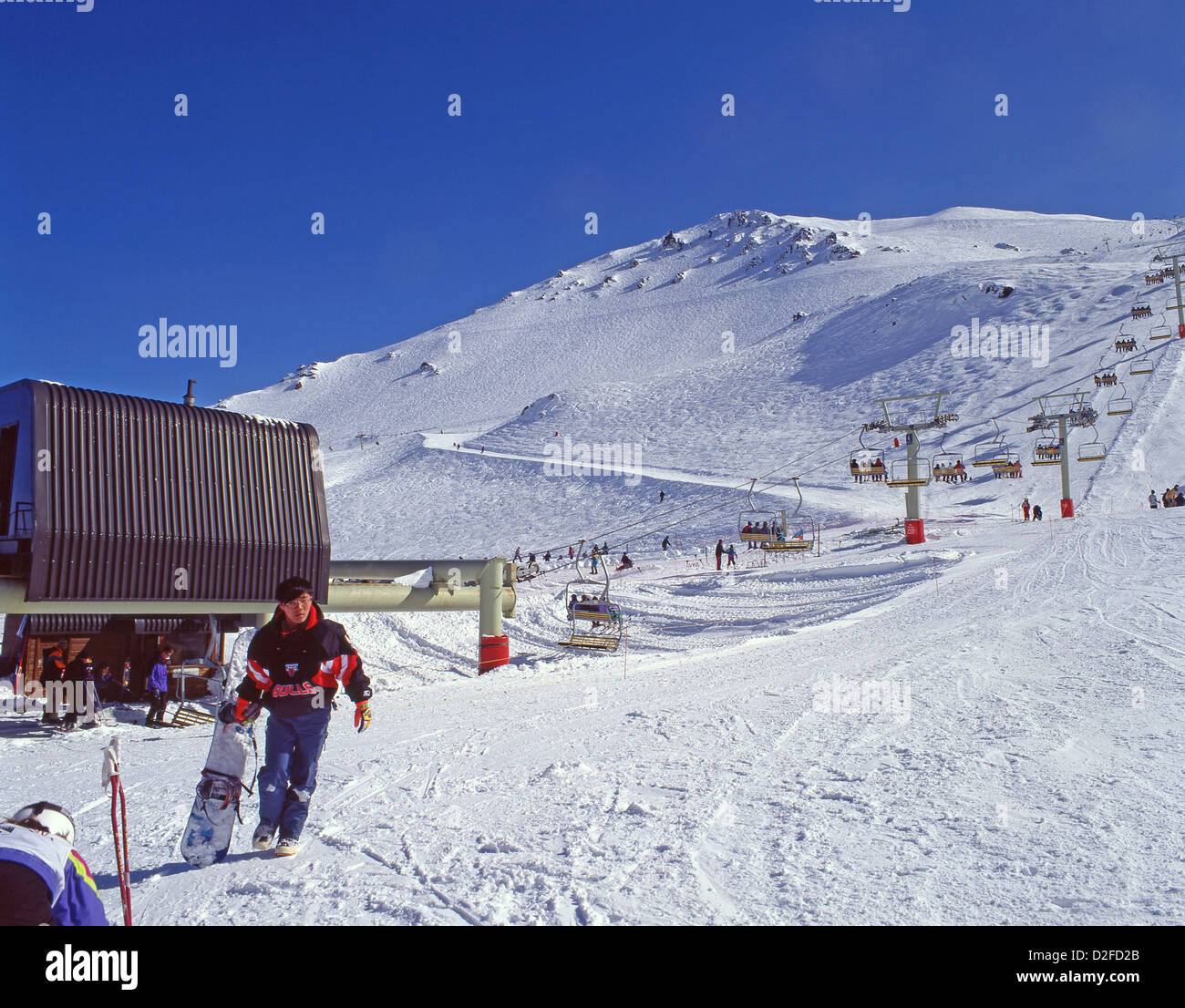 Mount Hutt Ski Field, Southern Alps, Canterbury Region, South Island ...