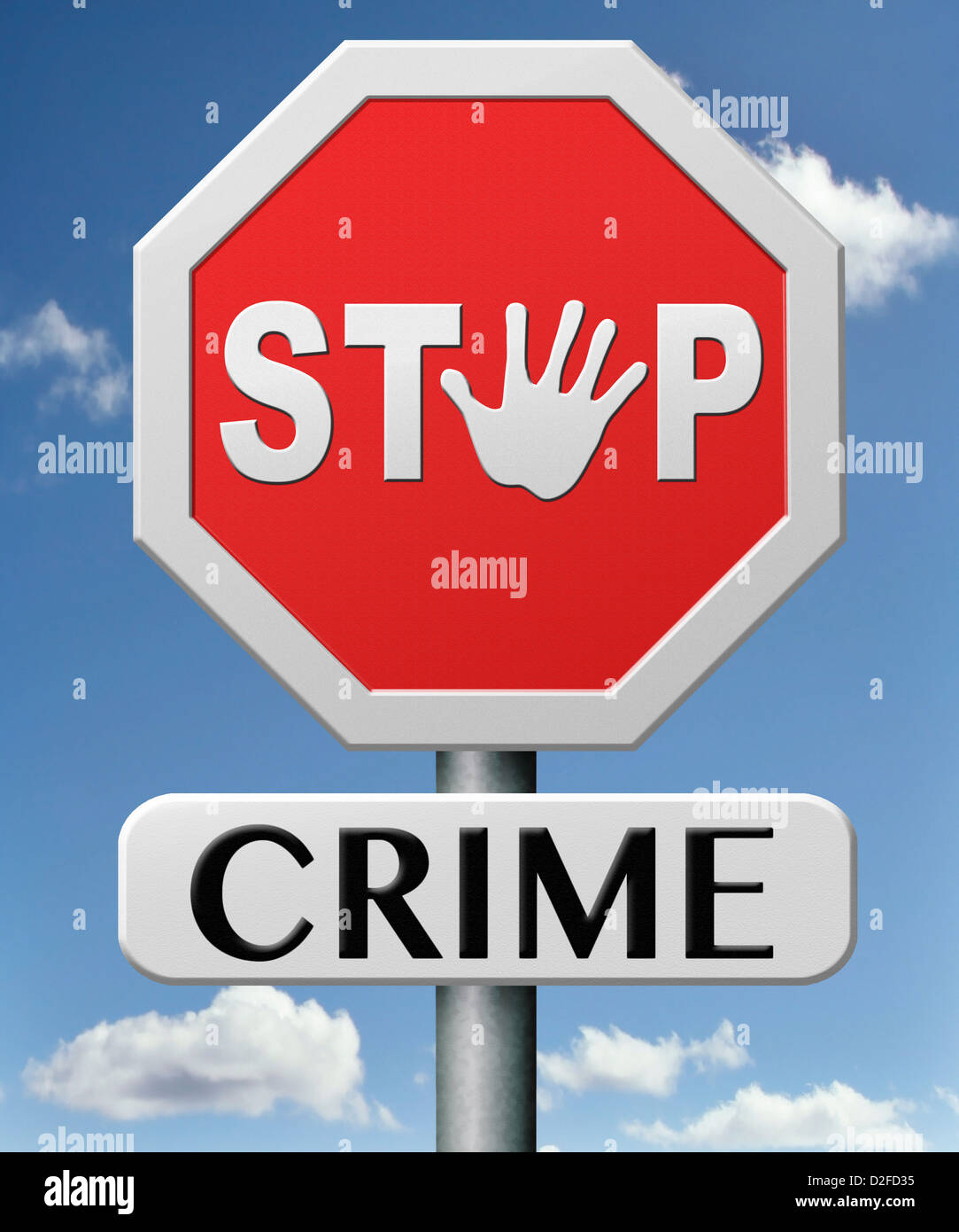 crime prevention or stop criminals neighborhood watch Stock Photo - Alamy