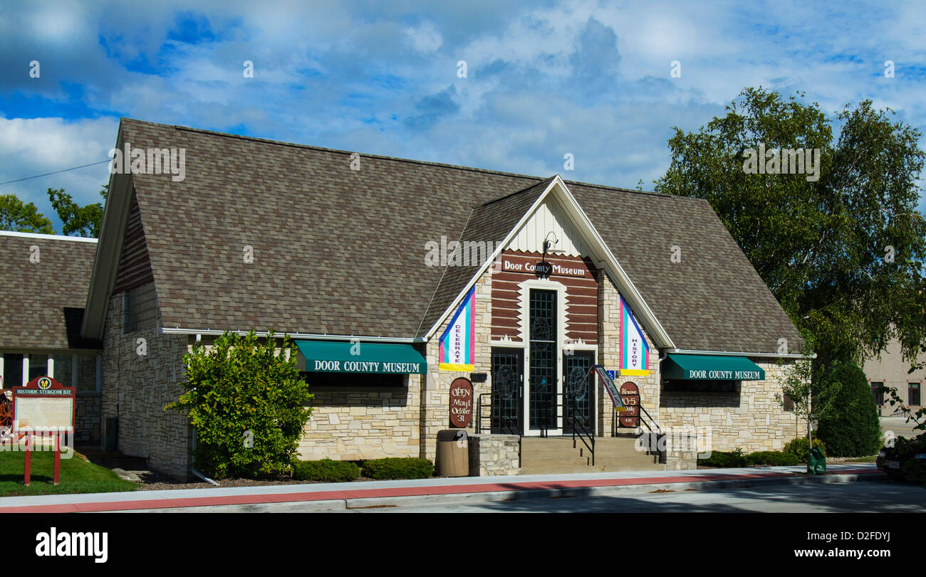 Door County Historical Museum, Sturgeon Bay, Wisconsin Stock Photo - Alamy