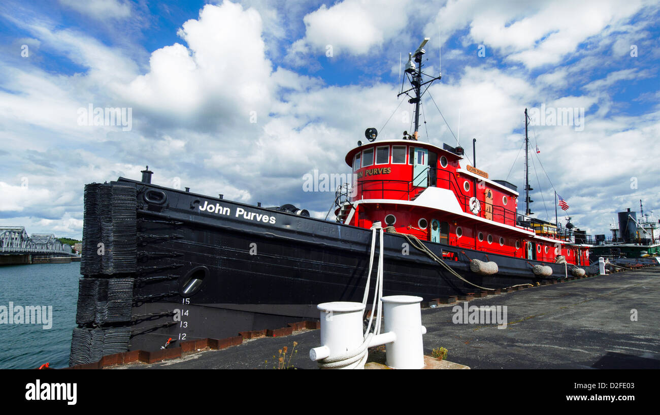 The Door County Marine Museum and the reconstructed 1960's Great Lakes ...