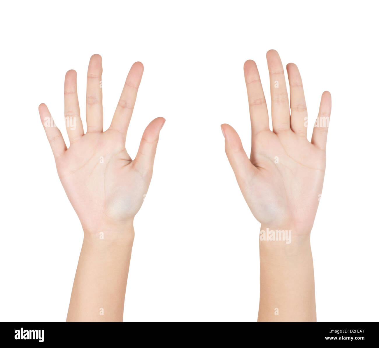 Hand palms showing hi-res stock photography and images - Alamy