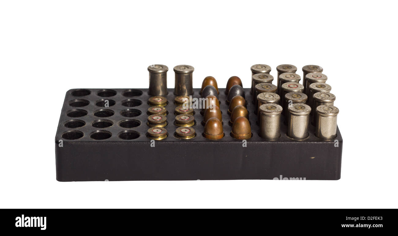 Many of Bullets and Bullet Shells on white background Stock Photo - Alamy