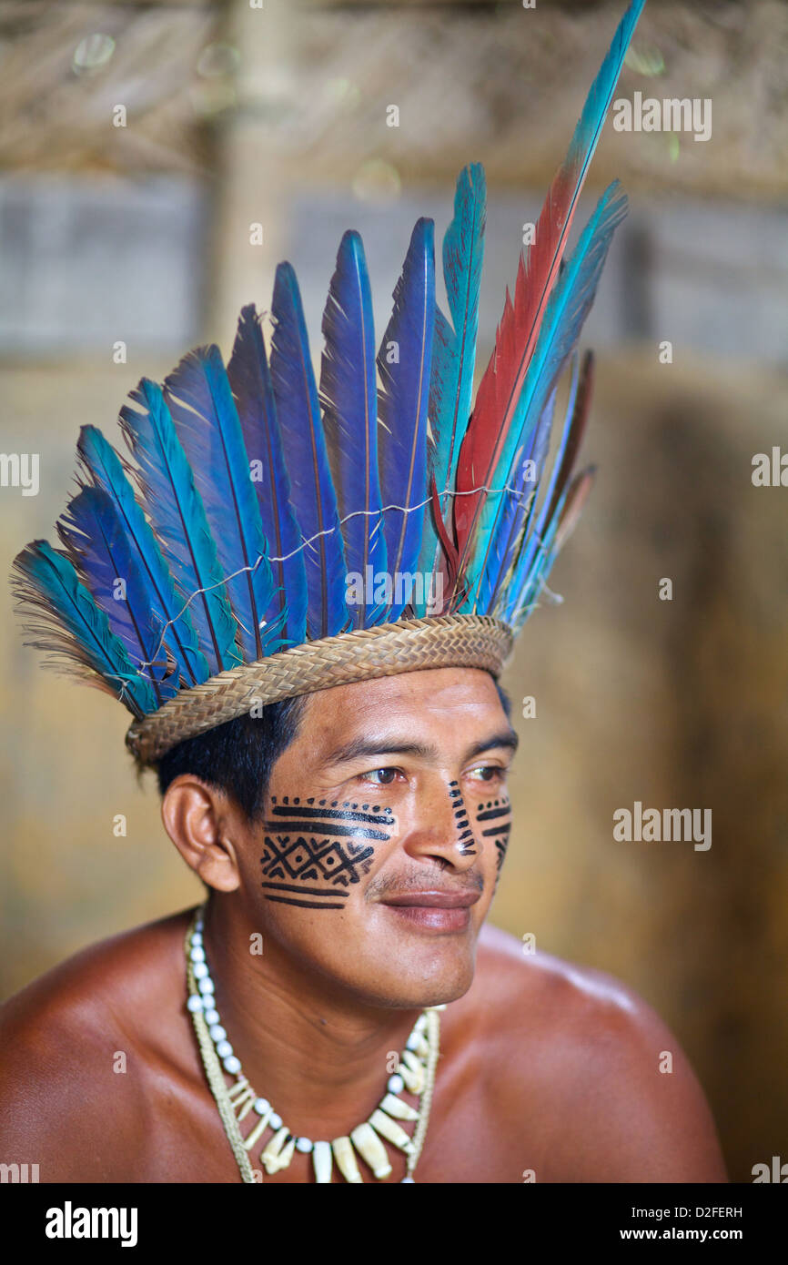 Amazonian indian hi-res stock photography and images - Alamy