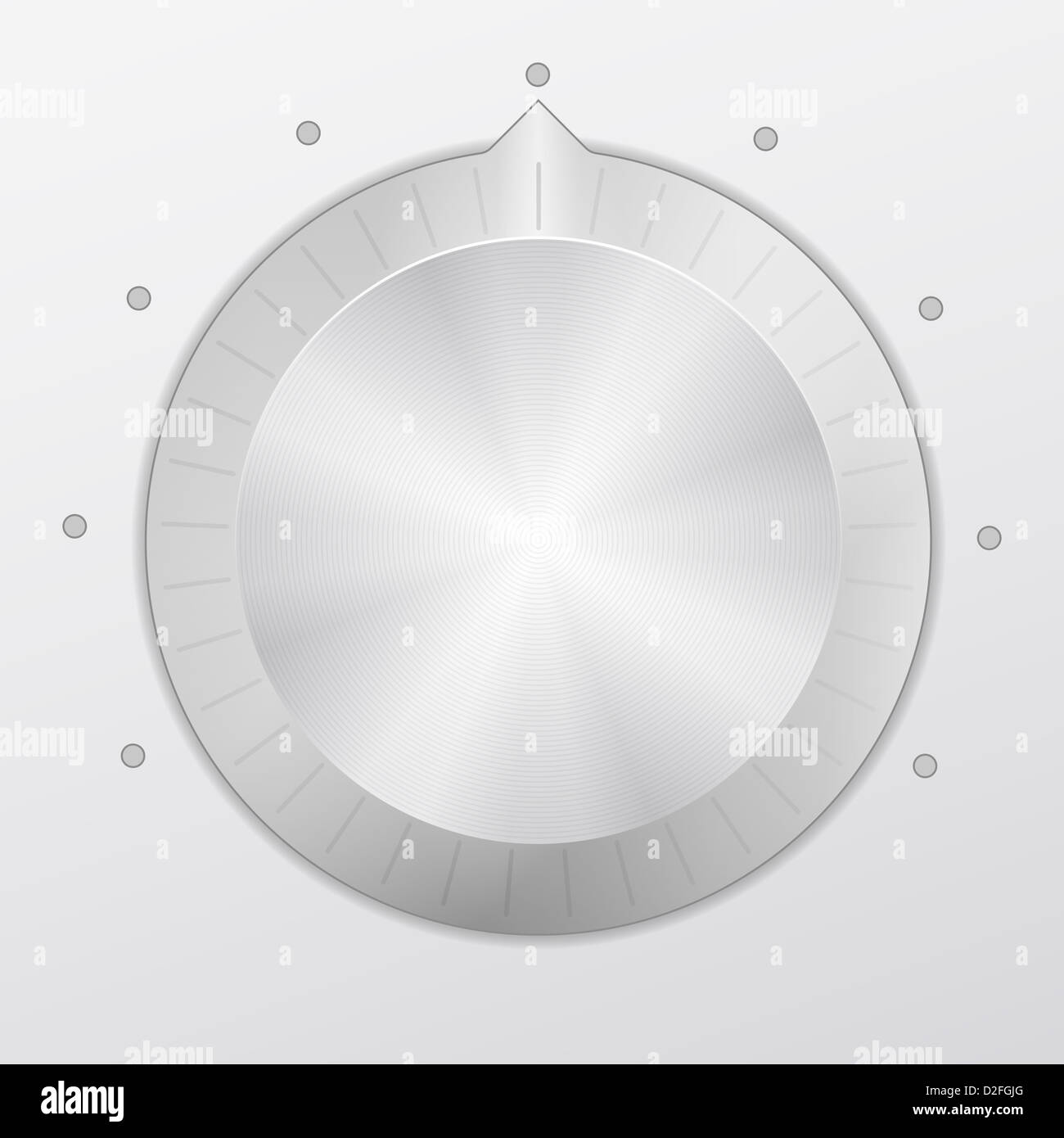 Control volume knob. Vector illustration Stock Photo - Alamy