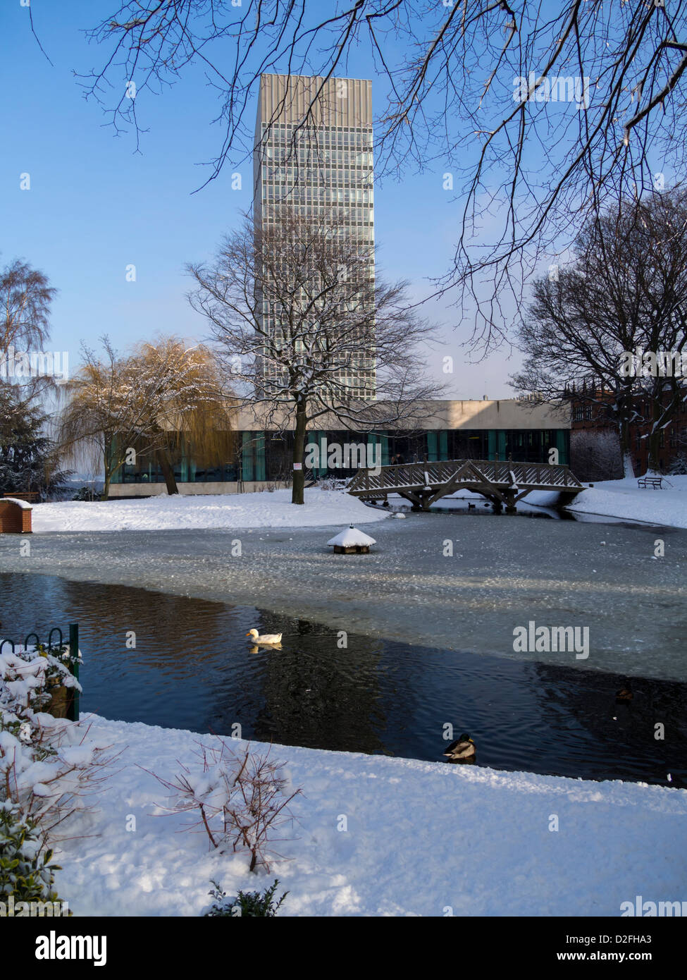 University of Sheffield Arts Tower and Weston Park in Sheffield city ...
