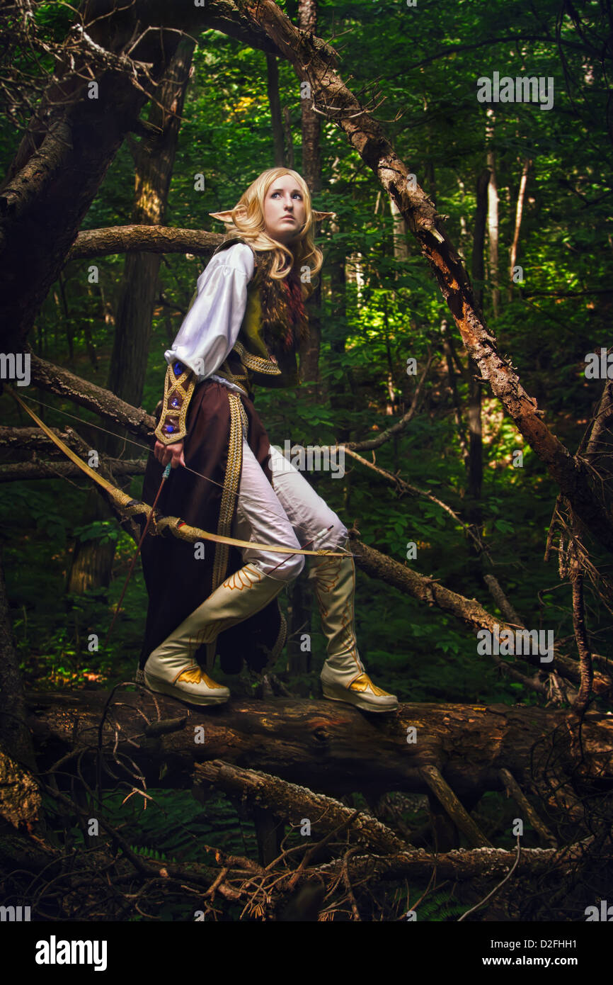 Elf From The Woods Stock Photo - Alamy