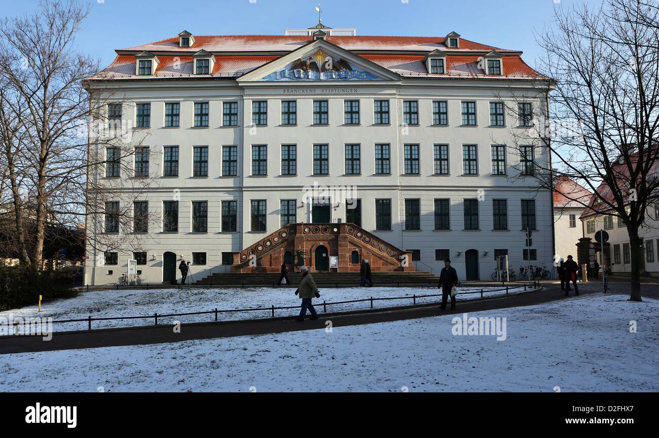 The main building of the Francke Foundation is pictured in Halle/Saale ...