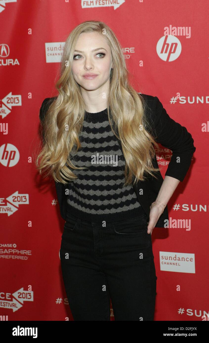 Amanda Seyfried at arrivals for LOVELACE Premiere at 2013 Sundance Film ...
