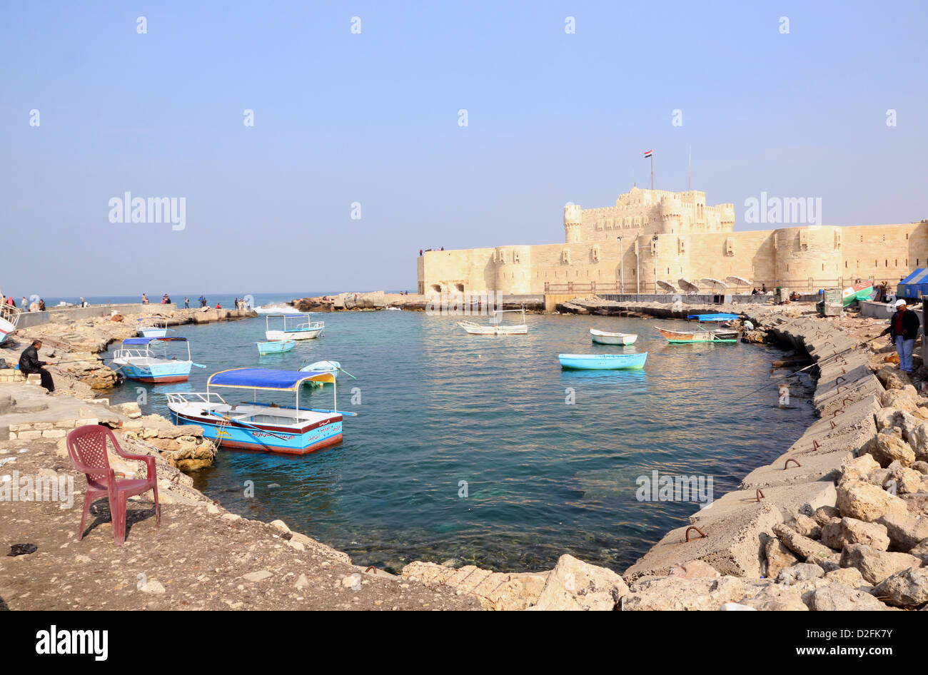 Egypt mediterranean fort hi-res stock photography and images - Alamy