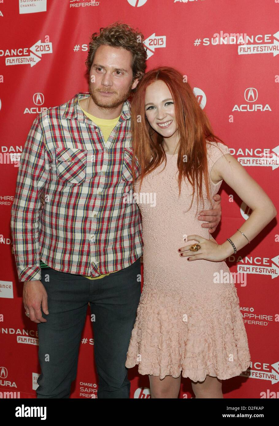Brian Gattas, Juno Temple at arrivals for LOVELACE Premiere at 2013 ...