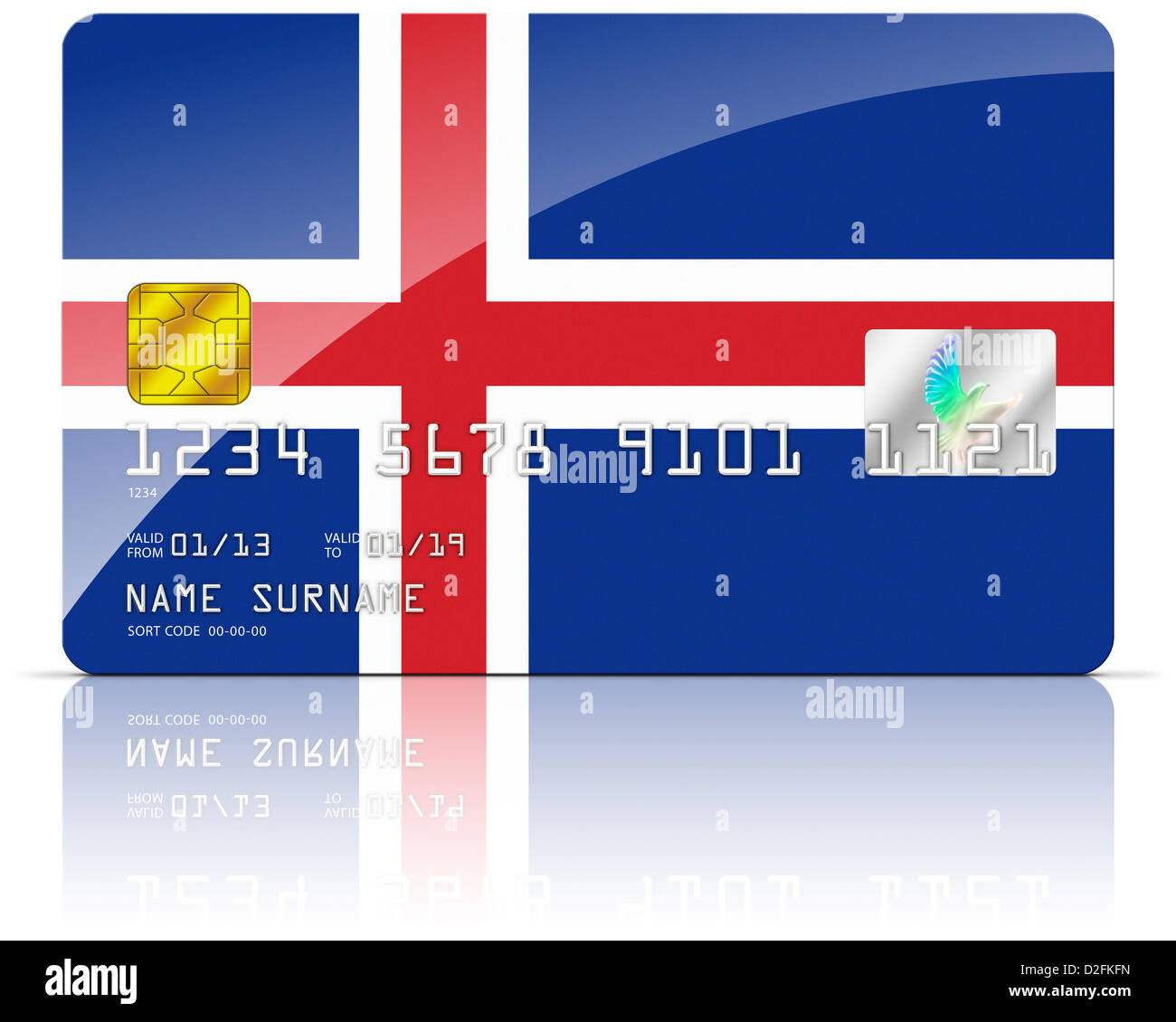 Iceland credit card hi-res stock photography and images - Alamy