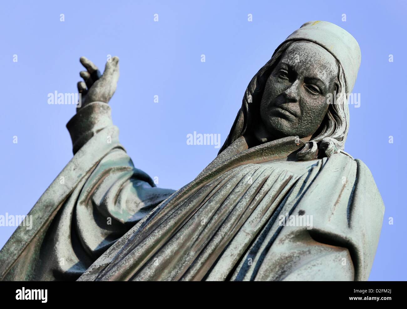 A monument to August Hermann Franck, founder of the Francke Foundation ...