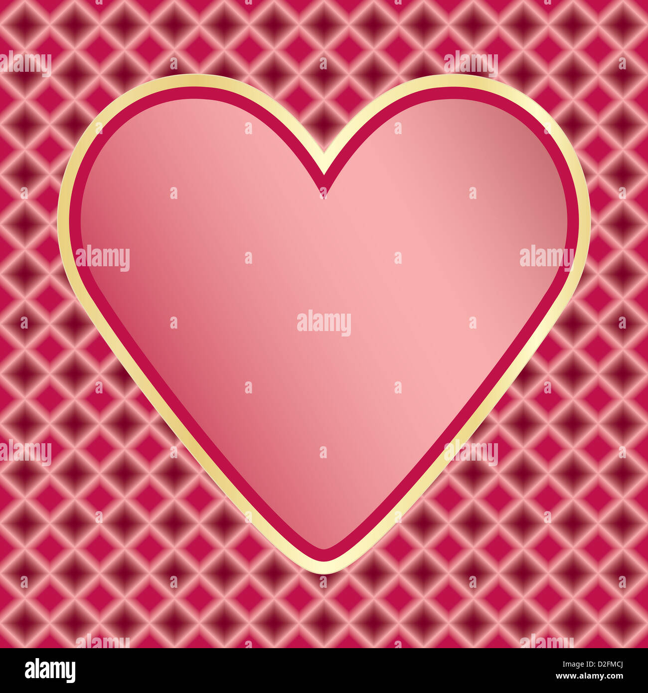 square Valentines Day congratulation card Stock Photo - Alamy