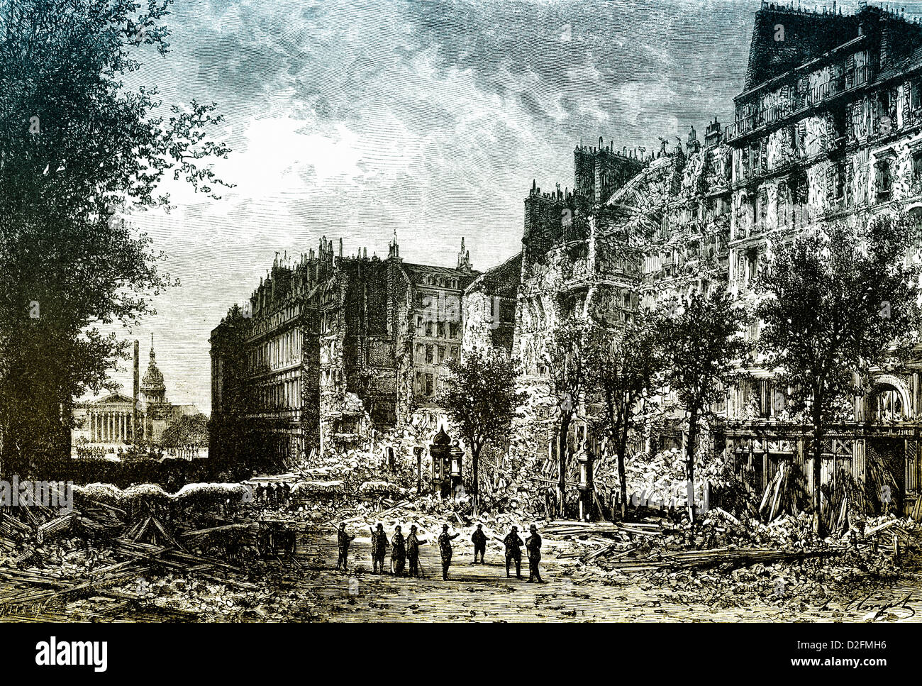 Paris commune 1871 barricade hi-res stock photography and images - Alamy