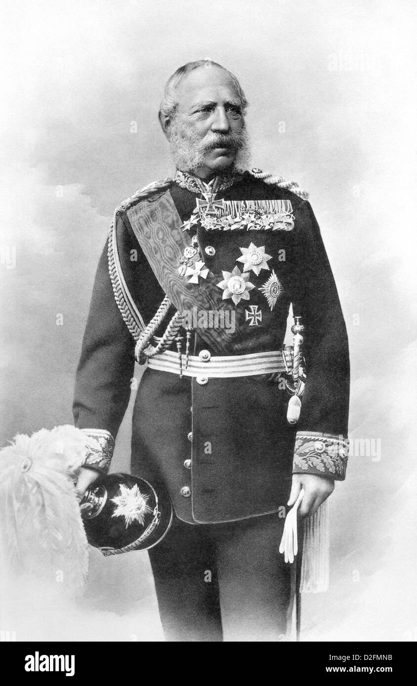 Historical photograph, portrait of William I or Wilhelm Friedrich ...