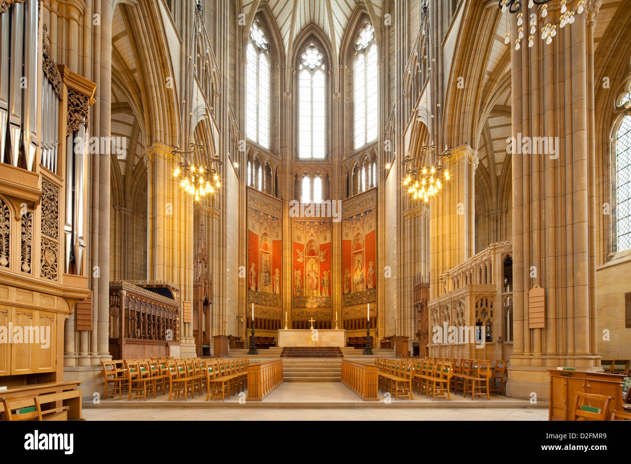The altar, Lancing College Chapel, Sussex, UK Stock Photo - Alamy