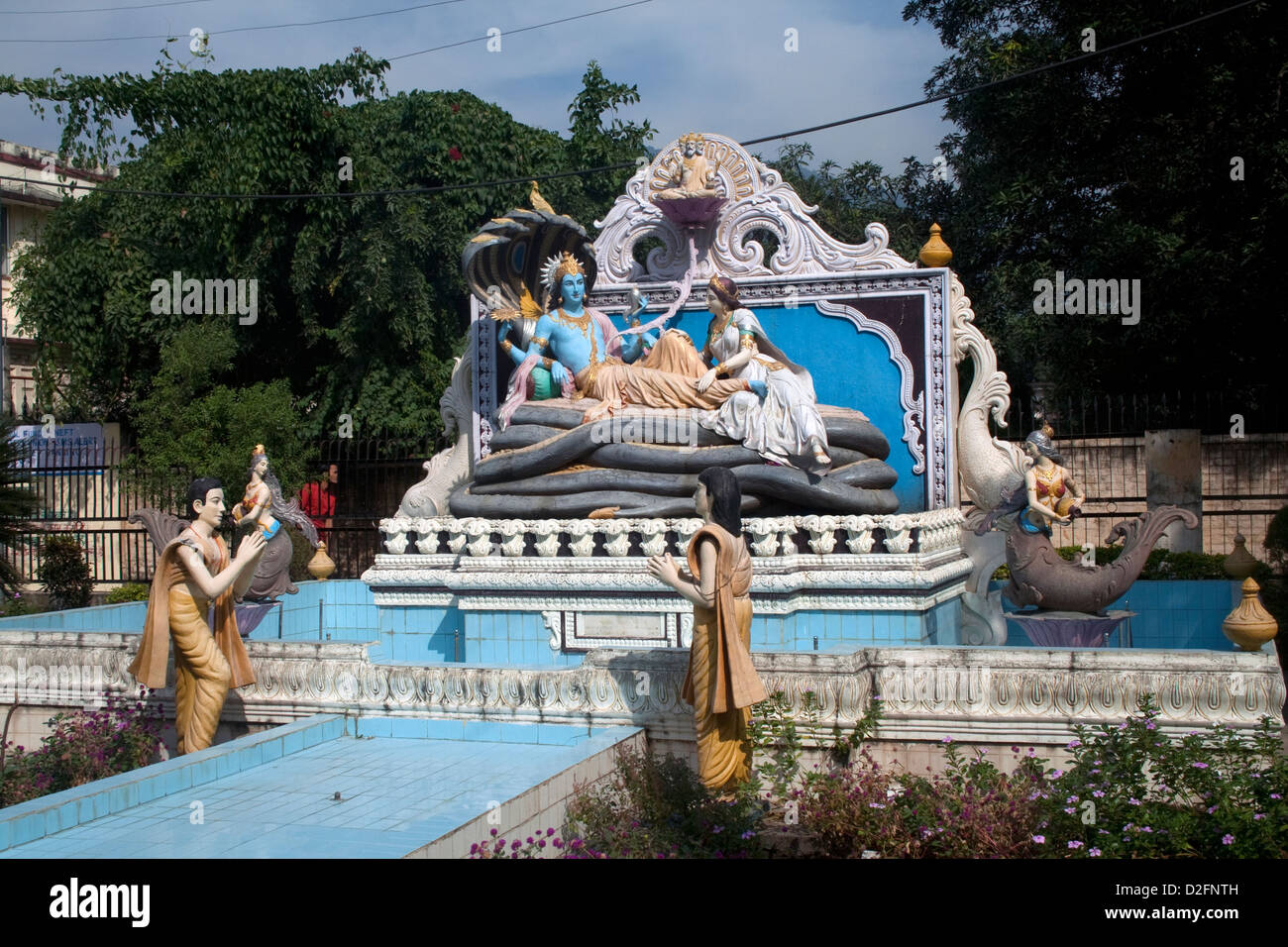 Temple in Rishikesh Stock Photo - Alamy
