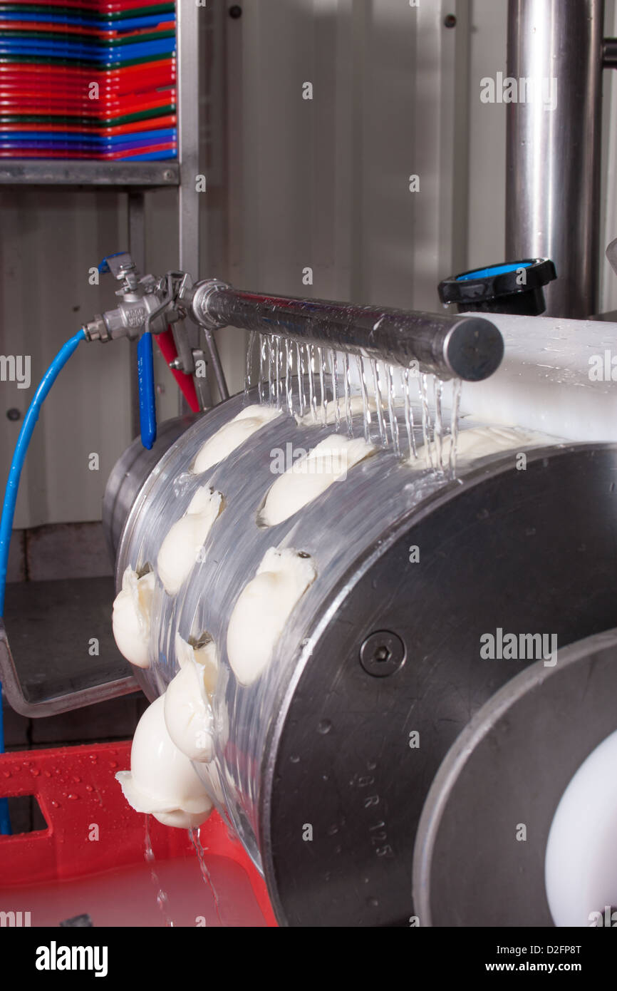 Food production machinery detail at a diary plant Stock Photo - Alamy