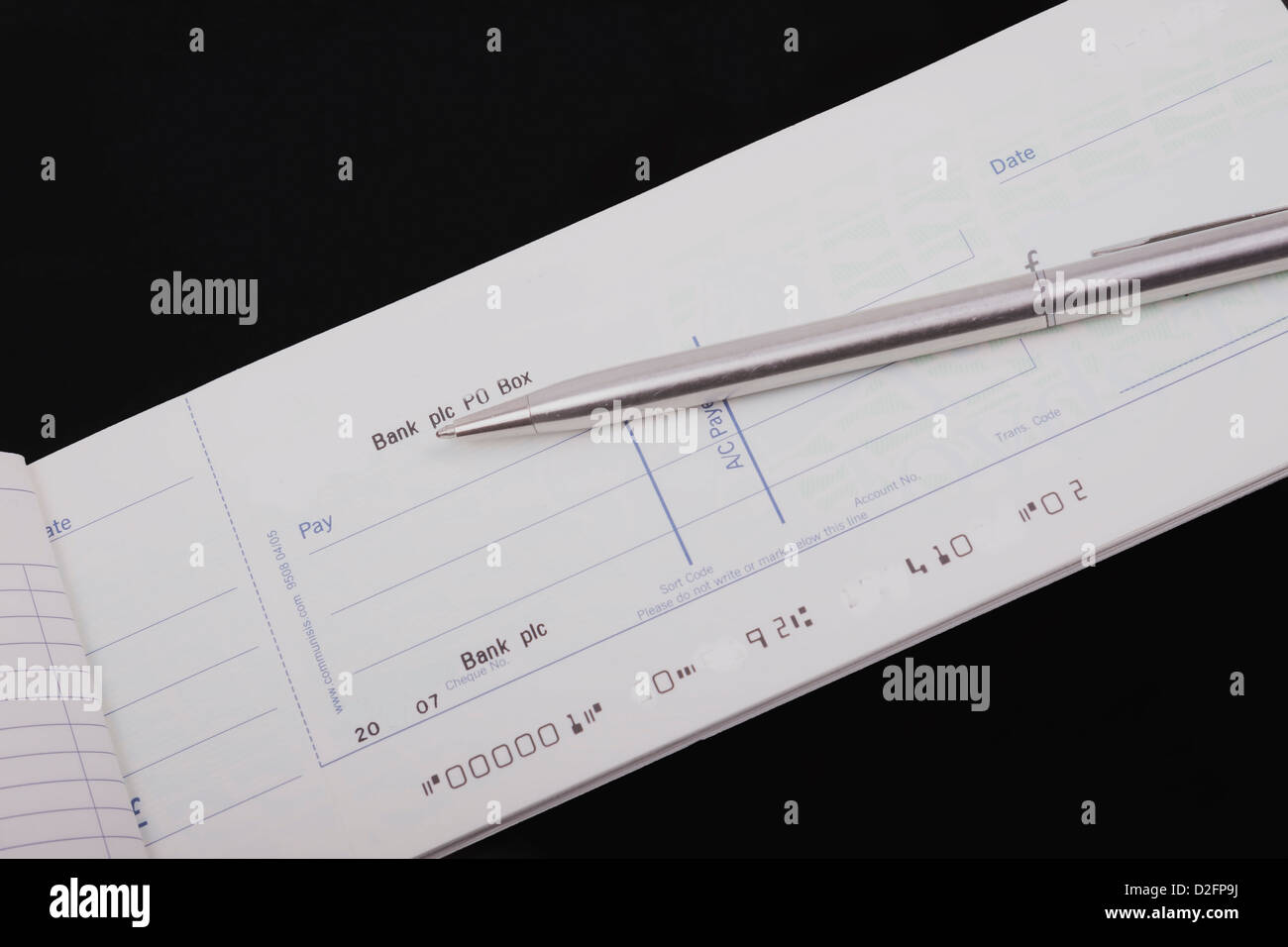 Cheque book hi-res stock photography and images - Alamy
