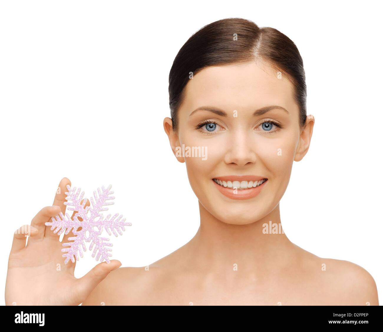 Perfect snowflake hi-res stock photography and images - Alamy