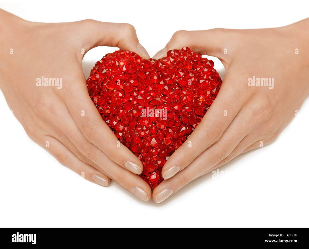woman hands holding heart Stock Photo - Alamy
